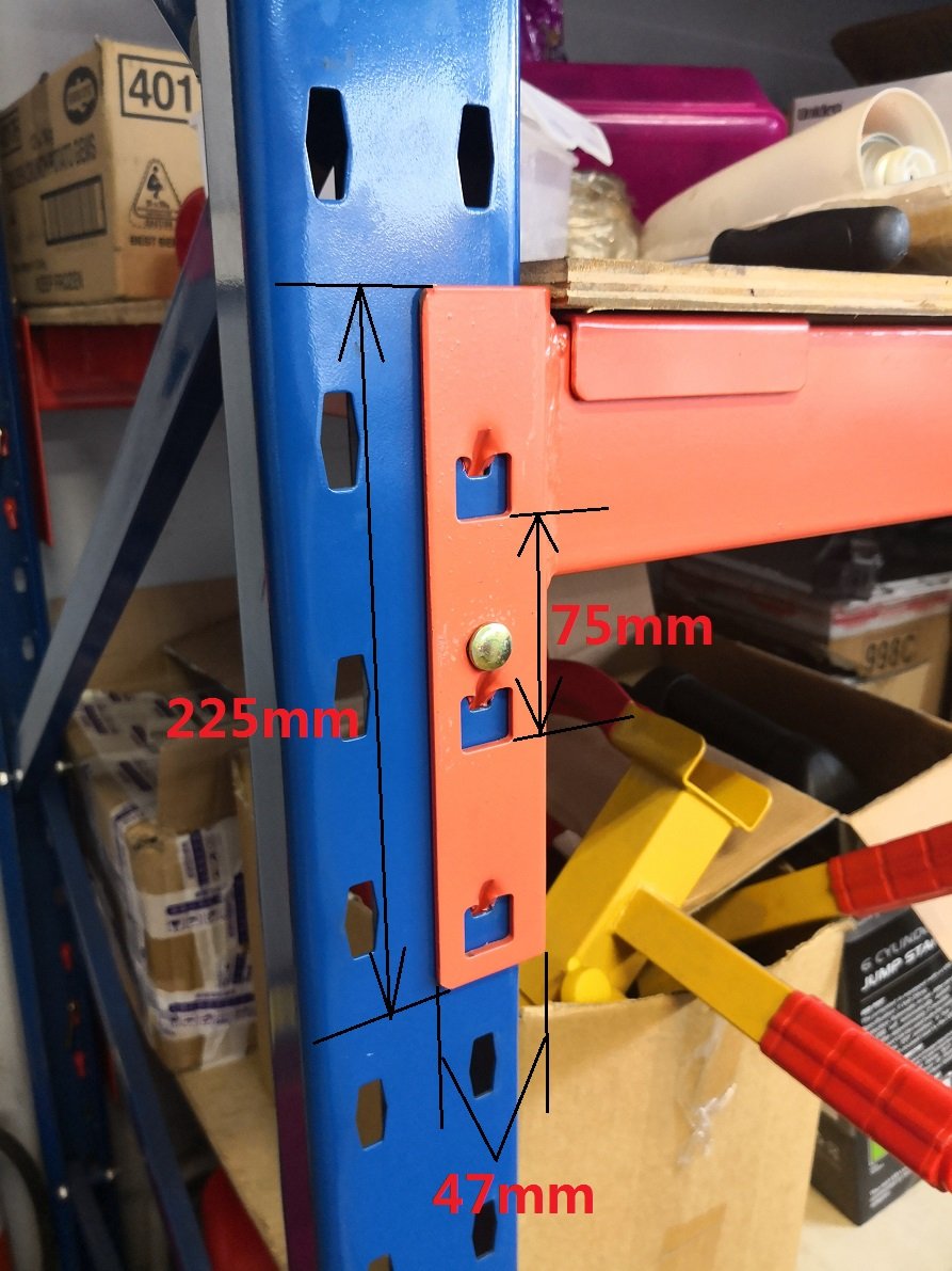 Heavy Duty Pallet racking Beam 1.8m internal length - YJH Machinery ...